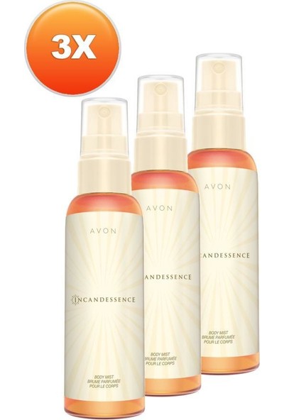 Avon Incandessence Vücut Spreyi 100 Ml. 3Lü Set