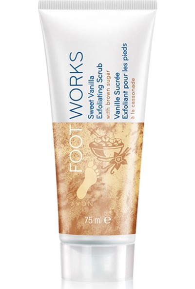 Avon Foot Works Arındırıcı Scrub 75 ml Avon Foot Works Arındırıcı Scrub 75 ml