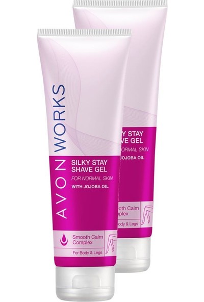 Avon Works Vücut ve Bacaklar Için Tıraş Jeli 150 ml 2'li Set Avon Works Vücut ve Bacaklar Için Tıraş Jeli 150 ml 2'li Set