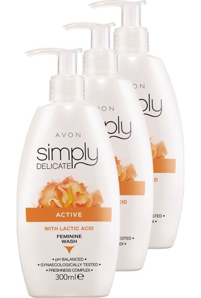 Avon Active Hijyenik Bölge Temizleyici Laktik Asit 300 ml 3'lü Set Avon Active Hijyenik Bölge Temizleyici Laktik Asit 300 ml 3'lü Set
