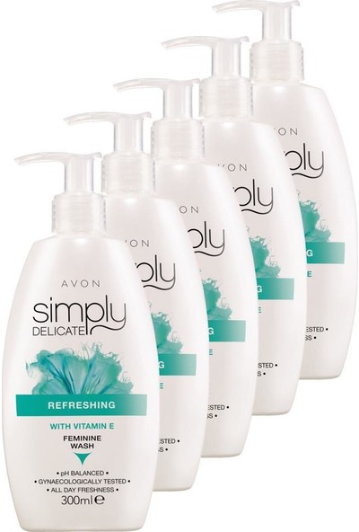 Avon E Vitaminli Hijyenik Bölge Temizleyici 300 ml 5'li Avon E Vitaminli Hijyenik Bölge Temizleyici 300 ml 5'li