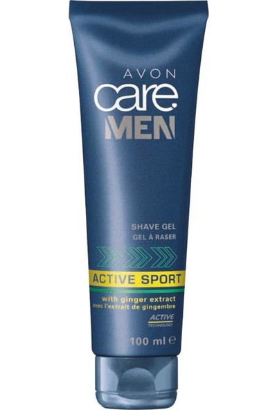 Avon Care Men Active Sport Tıraş Jeli - 100ml Avon Care Men Active Sport Tıraş Jeli - 100ml