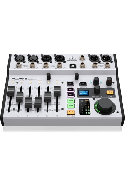 Behringer Flow8 Bluetooth Dijital Ses Kartı Mikser Behringer Flow8 Bluetooth Dijital Ses Kartı Mikser
