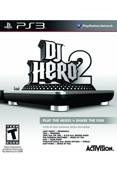 Dj Hero 2 Ikinci El Ps3 Oyun Dj Hero 2 Ikinci El Ps3 Oyun