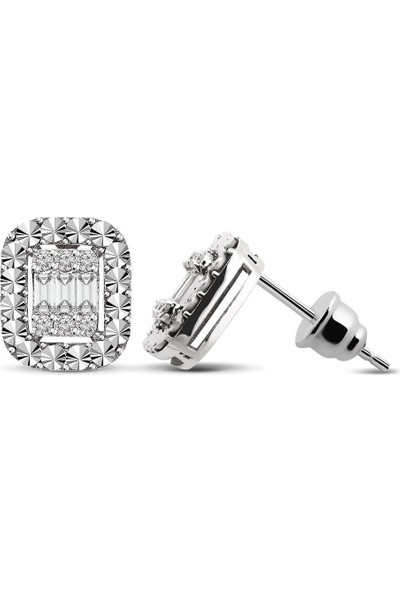 Venta Pırlanta 0,25 Karat Efektli Pırlanta Küpe Venta Pırlanta 0,25 Karat Efektli Pırlanta Küpe