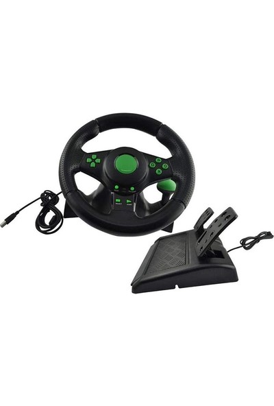 Powermaster PM-4959 XBOX360-PS2-PS3-PC USB Titreşimli Oyun Direksiyonu Seti Powermaster PM-4959 XBOX360-PS2-PS3-PC USB Titreşimli Oyun Direksiyonu Seti