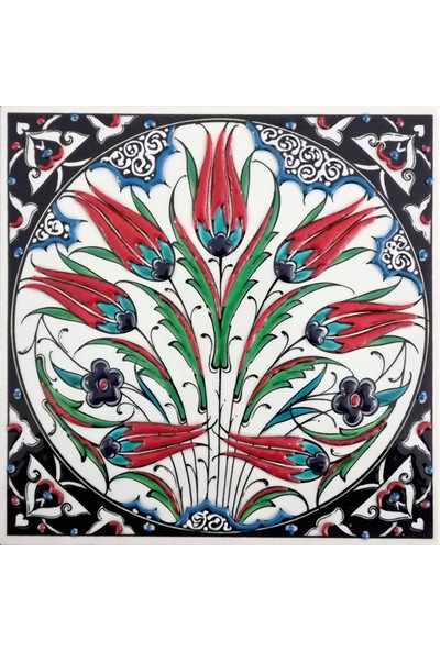 Can Seramik 20 x 20 cm El Yapımı Kütahya Çinisi