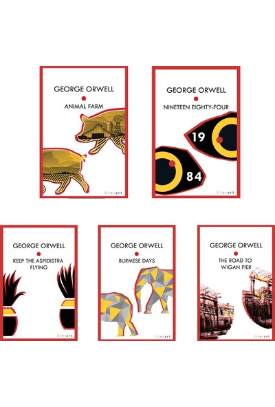 Literart Yayınları George Orwell Ingilizce 5 Kitap Set Literart Yayınları George Orwell Ingilizce 5 Kitap Set