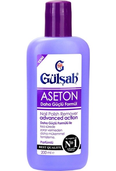 Gülşah Aseton Daha Güçlü Formül Mor 200ML