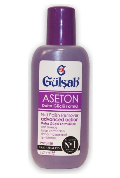 Gülşah Aseton Daha Güçlü Formül Mor 125ML