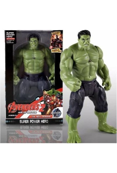 Büyük Boy Işıklı Hareketli Marvel Titan Hero Hulk Figür Yeşil Dev 30 cm Büyük Boy Işıklı Hareketli Marvel Titan Hero Hulk Figür Yeşil Dev 30 cm
