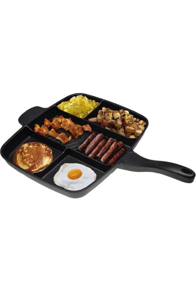 Nurgaz Granit Döküm 5 Gözlü Tava