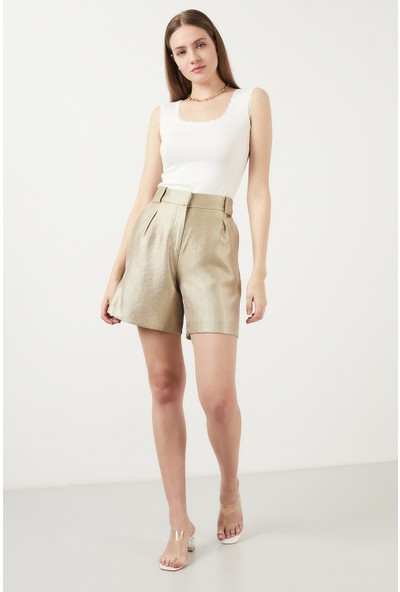 Lela Kare Yaka Dantel Detaylı Atlet Kadın Atlet 5861399