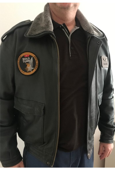 Crew Turk Crewturk Pılot Montu Deri