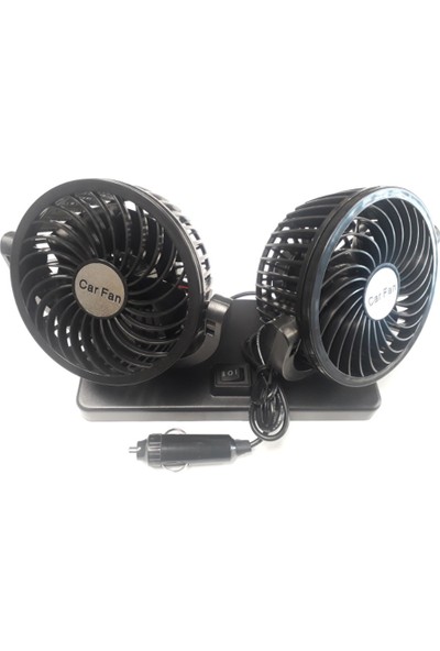 Carub 2'li Vantilatör Torpido Üstü 12 Volt Carub 2'li Vantilatör Torpido Üstü 12 Volt