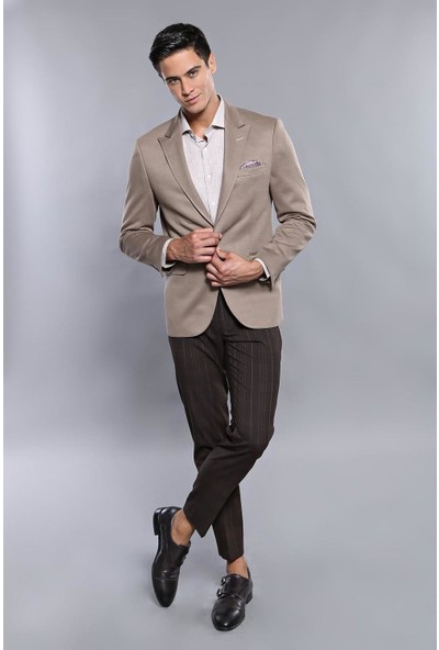 Wessi Erkek Sivri Yaka Slim Fit Ceket Wessi Erkek Sivri Yaka Slim Fit Ceket
