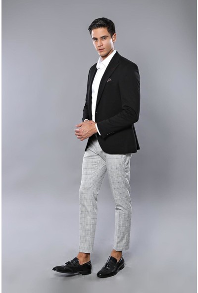 Wessi Erkek Sivri Yaka Slim Fit Ceket Wessi Erkek Sivri Yaka Slim Fit Ceket