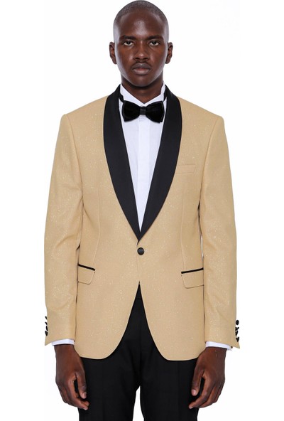 Wessi Erkek Şal Yaka Smokin Ceket Slim Fit Ceket Wessi Erkek Şal Yaka Smokin Ceket Slim Fit Ceket