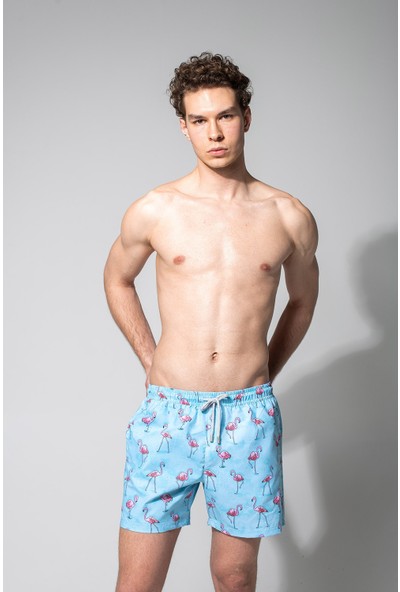 John Frank All Over Erkek Mayo Şort