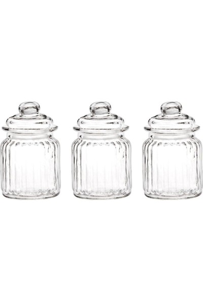 Ms Morry 1 No 3'lü Cam Kavanoz