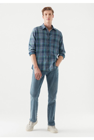 Mavi Erkek Hunter Mavi Premium Vintage Jean Pantolon 0020233454