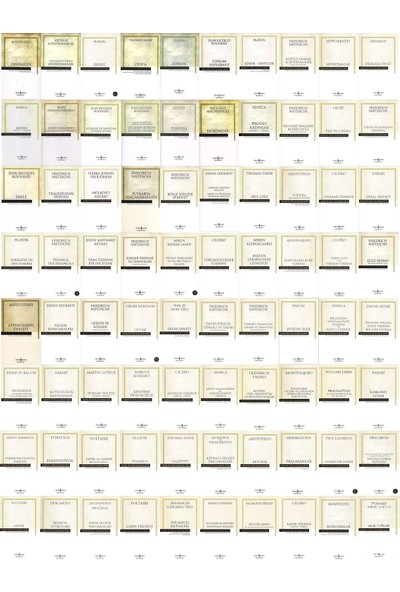 Hasan Ali Yücel Klasikleri Tüm Felsefe Kitapları 80 Kitap Set / Platon - Nietzsche - Cicero - Seneca - Sun Tzu Hasan Ali Yücel Klasikleri Tüm Felsefe Kitapları 80 Kitap Set / Platon - Nietzsche - Cicero - Seneca - Sun Tzu