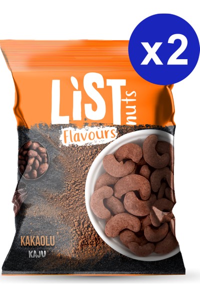 List Flavours Kakaolu Kaju 2 x 100 gr List Flavours Kakaolu Kaju 2 x 100 gr