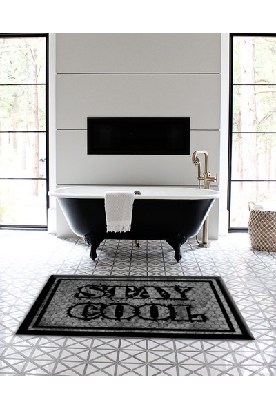 Jungle Home Paspas Bath Serisi Stay Cool Dijital Baskılı