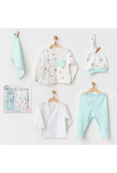 Andywawa Hippo 5'li Bebek Hastane Çıkış Seti AC21760 Andywawa Hippo 5'li Bebek Hastane Çıkış Seti AC21760