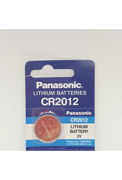 Panasonic CR2012 3V Hafıza Pili