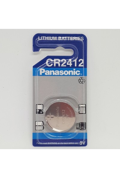 Panasonic CR2412 3V Lithium Pil Panasonic CR2412 3V Lithium Pil