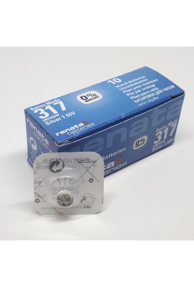 Renata 317 SR516SW 1,55V Saat Pili Renata 317 SR516SW 1,55V Saat Pili