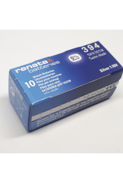 Renata 394 SR936SW 1,55V Saat Pili Renata 394 SR936SW 1,55V Saat Pili