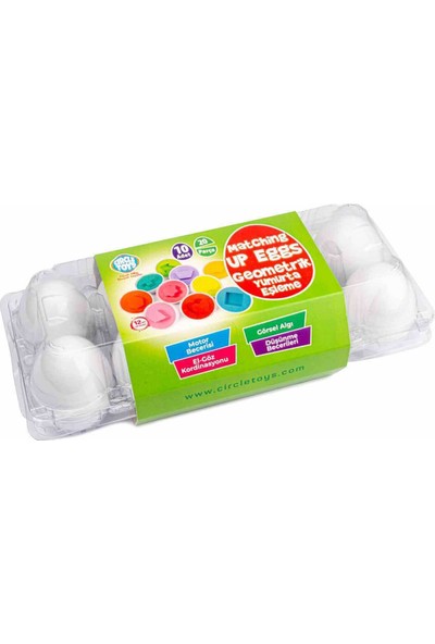 Circle Toys Geometrik Yumurta Eşleme Oyunu 10'lu Circle Toys Geometrik Yumurta Eşleme Oyunu 10'lu
