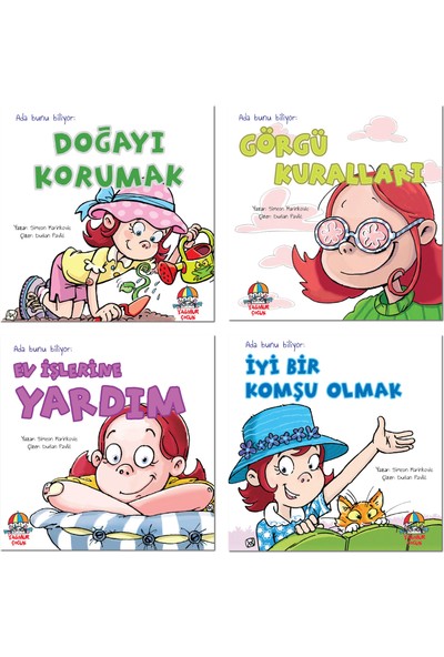 Ada Bunu Biliyor Serisi / 3 + Yaş - Okul Öncesi / 4 Kitap / Set / Yağmur Çocuk Ada Bunu Biliyor Serisi / 3 + Yaş - Okul Öncesi / 4 Kitap / Set / Yağmur Çocuk