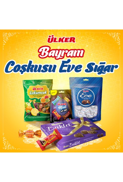 Ülker Bayram Coşkusu Eve Sığar Çikolata Şeker Paketi 991 gr