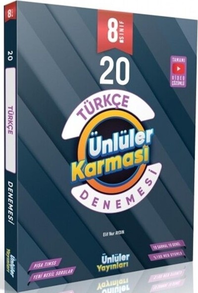 2021 8. Sınıf LGS Türkçe 20 Deneme