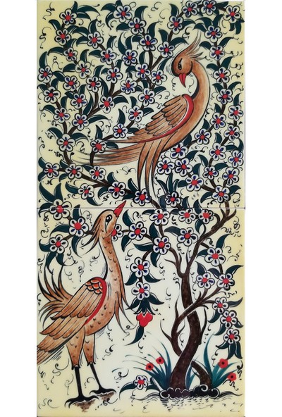 Can Seramik - 20*40 Cm. El Dekoru Kütahya Çinisi Can Seramik - 20*40 Cm. El Dekoru Kütahya Çinisi