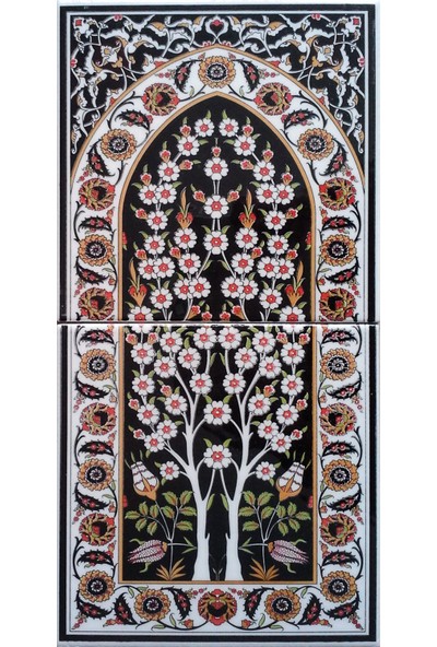 Can Seramik - 20*40 Cm. El Dekoru Iznik Çinisi