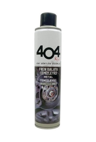 404 Fren Balata Temizleme Spreyi Standart 500 ml 404 Fren Balata Temizleme Spreyi Standart 500 ml