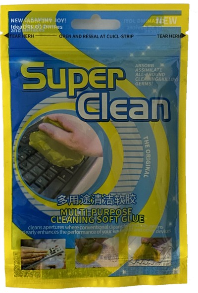 Ba Ticaret Super Clean Mucize Temizlik Sülüğü Super Clean Araç Içi - Klavye Dar Bölge Temizleyici Jel (Slime) Ba Ticaret Super Clean Mucize Temizlik Sülüğü Super Clean Araç Içi - Klavye Dar Bölge Temizleyici Jel (Slime)