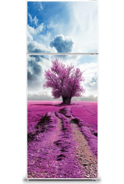 Ender Mor Yapraklar Buzdolabı Sticker Ender Mor Yapraklar Buzdolabı Sticker