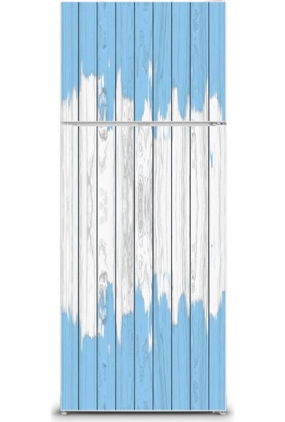 Ender Ahşap Çit Buzdolabı Sticker