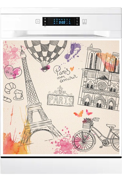 Ender Paris Bulaşık Makinesi Sticker