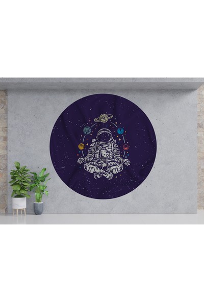 Waoow Art Duvar Örtüsü Yuvarlak