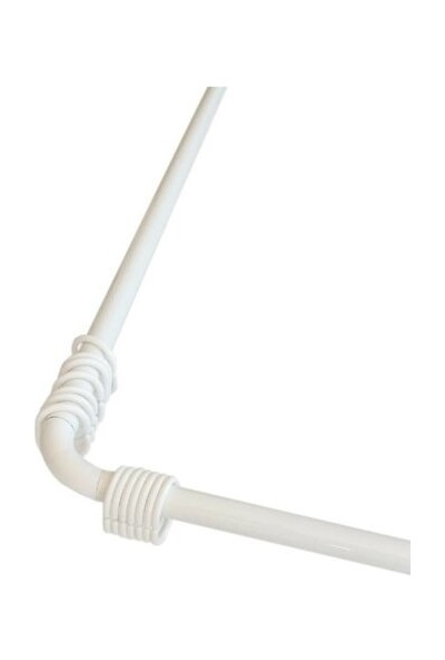 Köşeli Banyo Perde Borusu