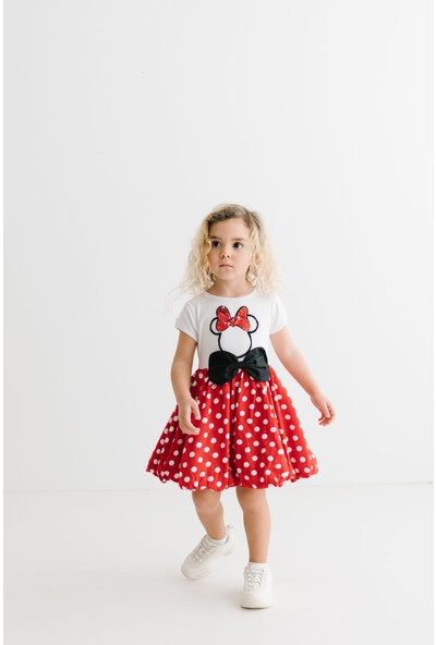 Disney Minnie Çocuk Elbise 15551