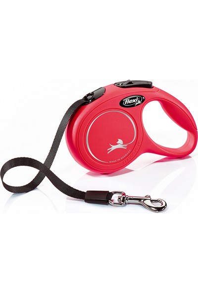 Flexi Kırmızı New Classic Şeritli Otomatik Gezdirme Tasması 3m Xsmall Flexi Kırmızı New Classic Şeritli Otomatik Gezdirme Tasması 3m Xsmall