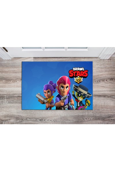 Kiparis Brawl Stars Çocuk Odası Kapı Paspası