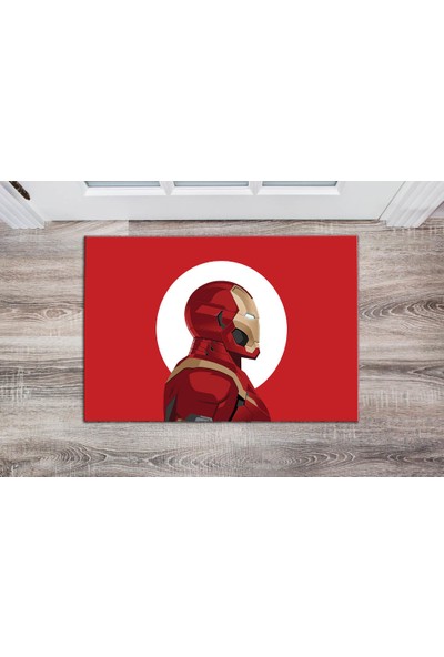 Kiparis Iron Man 6 Çocuk Odası Kapı Paspası